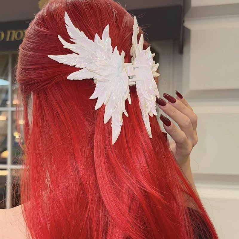 Angel Wing Hair Clip - Etsy