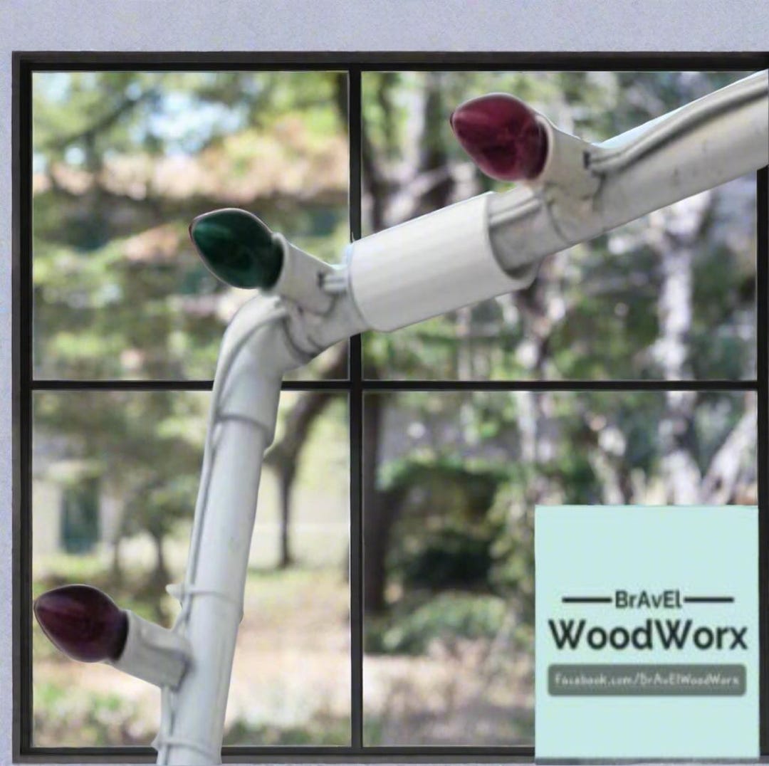 PVC Window Frame Light Clips – Easy Holiday Lighting & Hassle-free ...