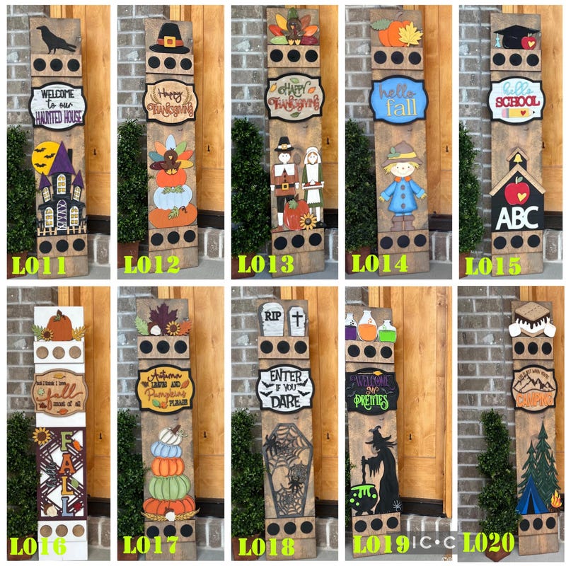 Porch Leaner Wooden - Etsy