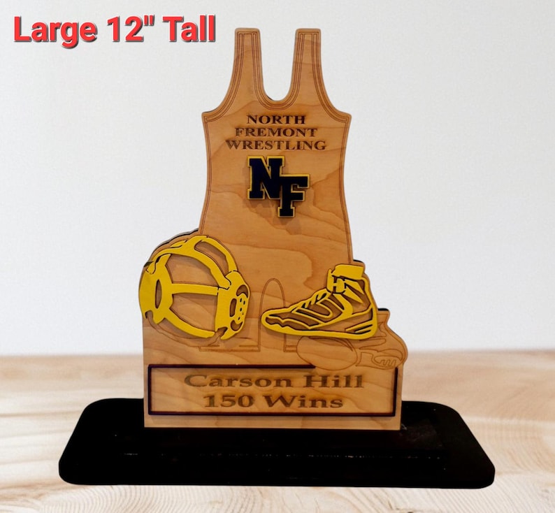 Golden Grappler: Large Youth Wrestling Singlet Trophy - Etsy