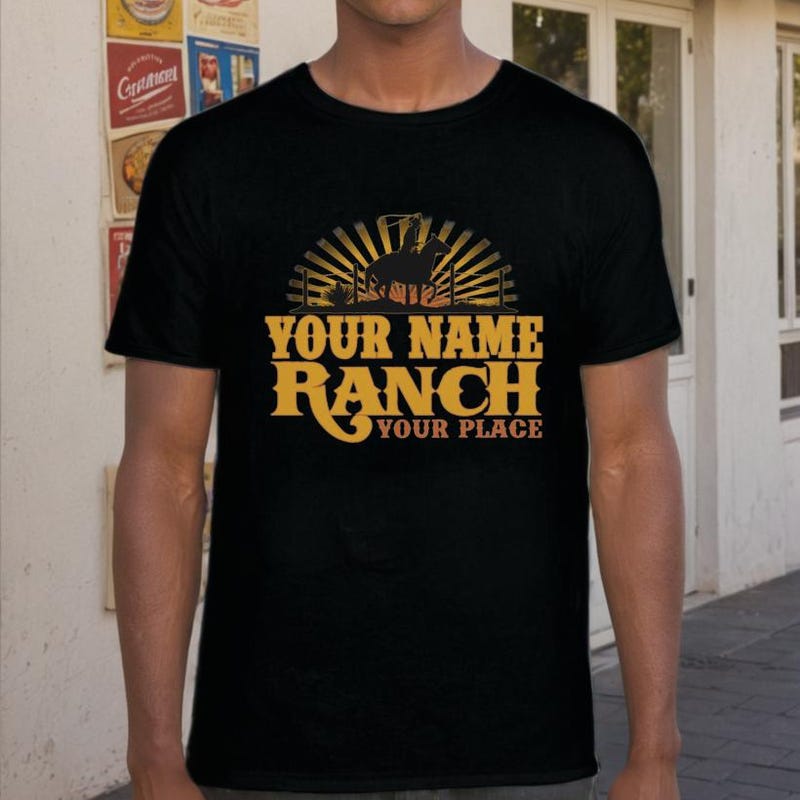 Custom Ranch T Shirt - Etsy