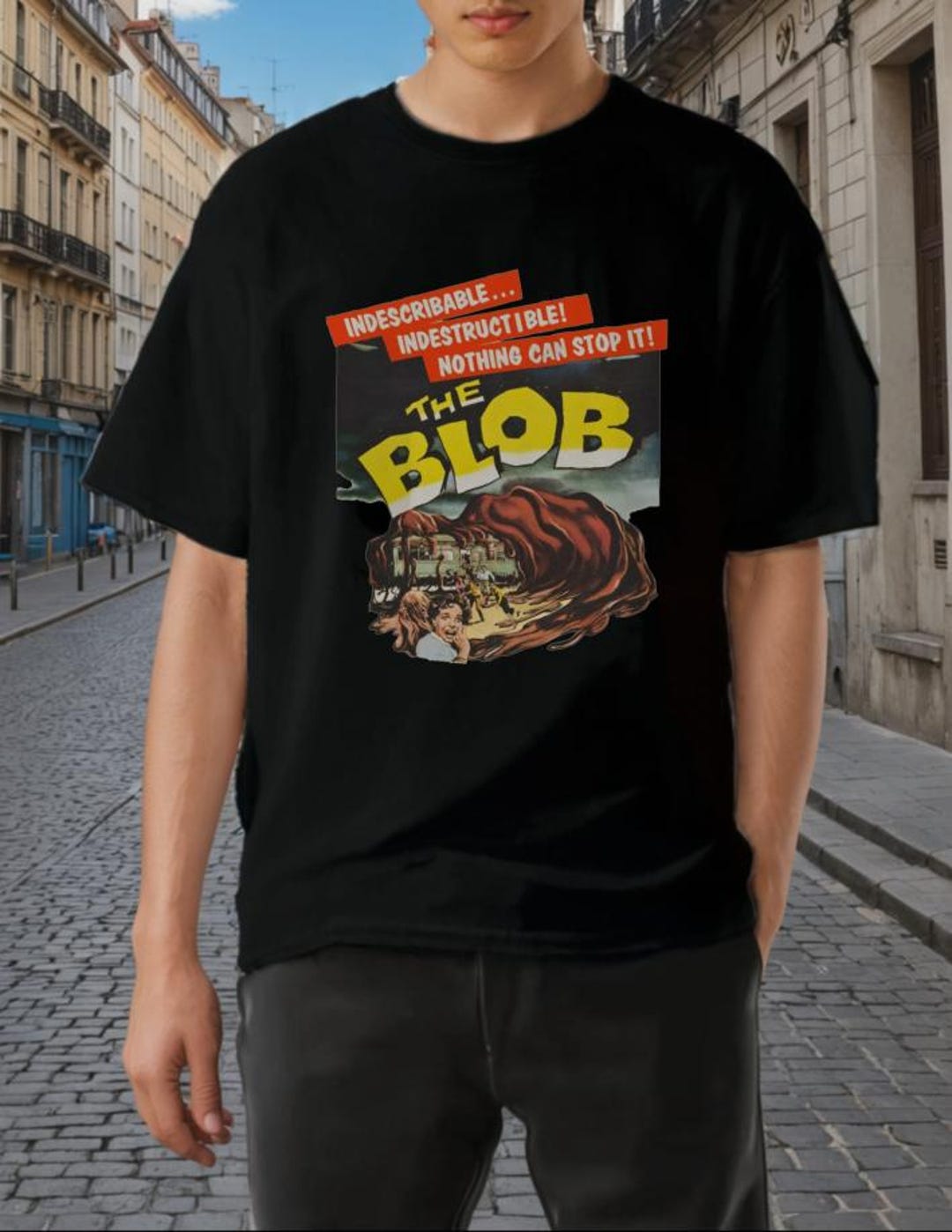 Publiciteez Big and Tall the Blob Classic Horror Movie T-shirt - Etsy