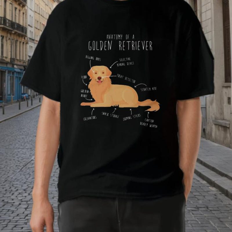 Golden Retriever Shirts - Etsy