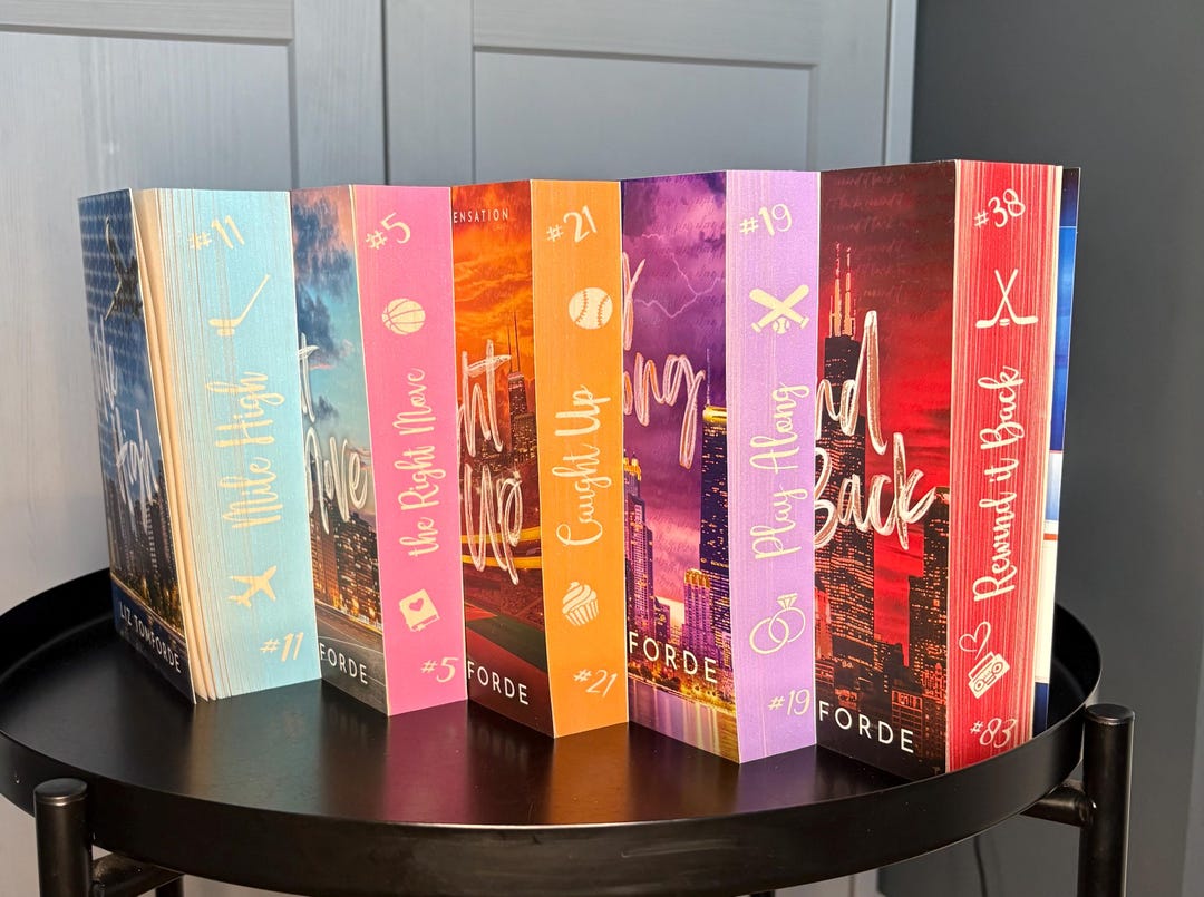 Windy City Series by Liz Tomforde: Hand-sprayed Edges UK Paperback Set ...
