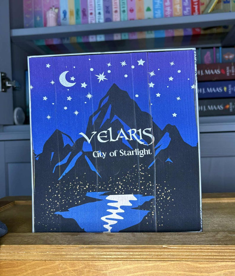 A Court of Thorns and Roses Box Set: Hand-sprayed Velaris Edges - Etsy UK