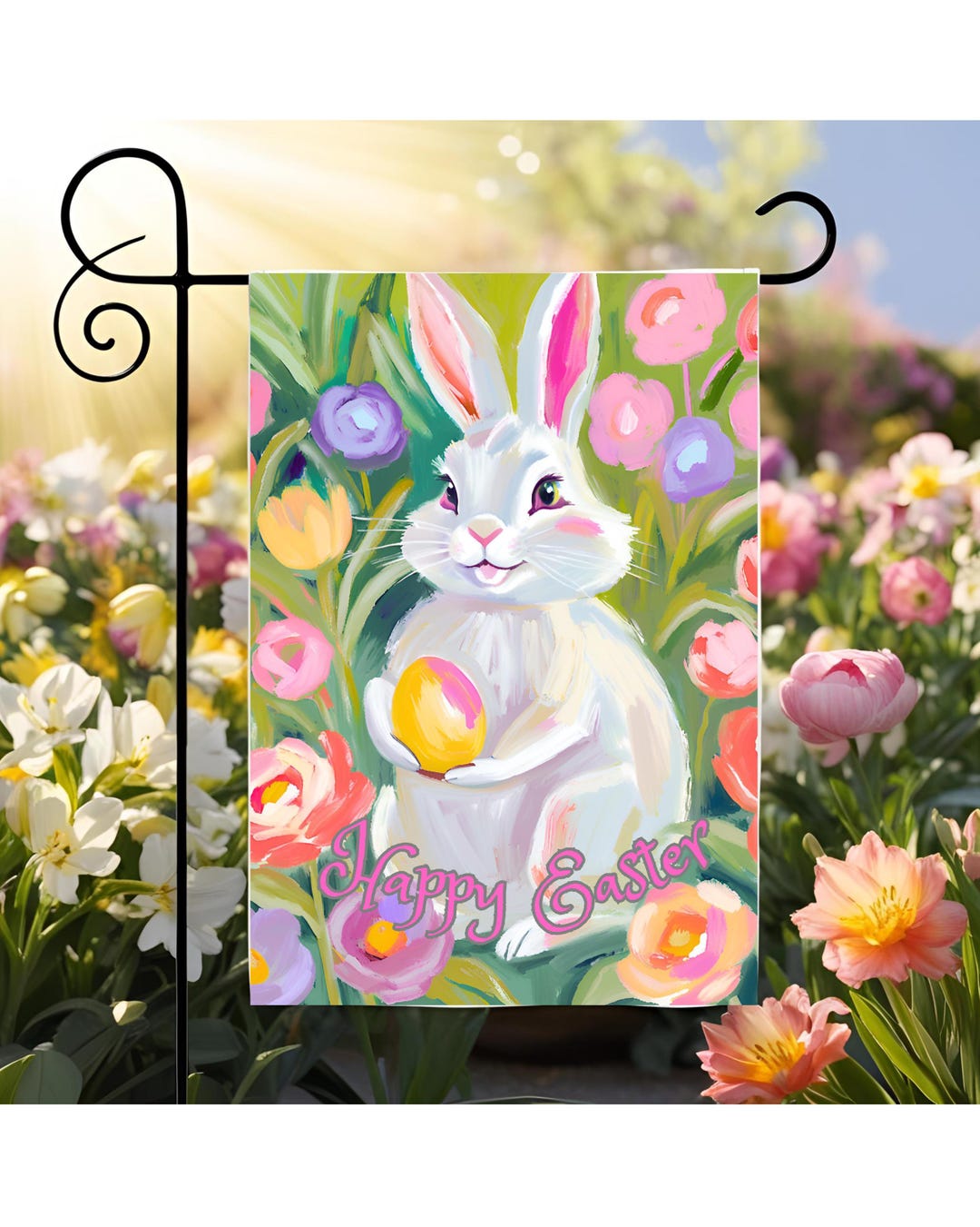 Easter Bunny Yard Sign Printable, Printable Easter Bunny Lawn Sign ...