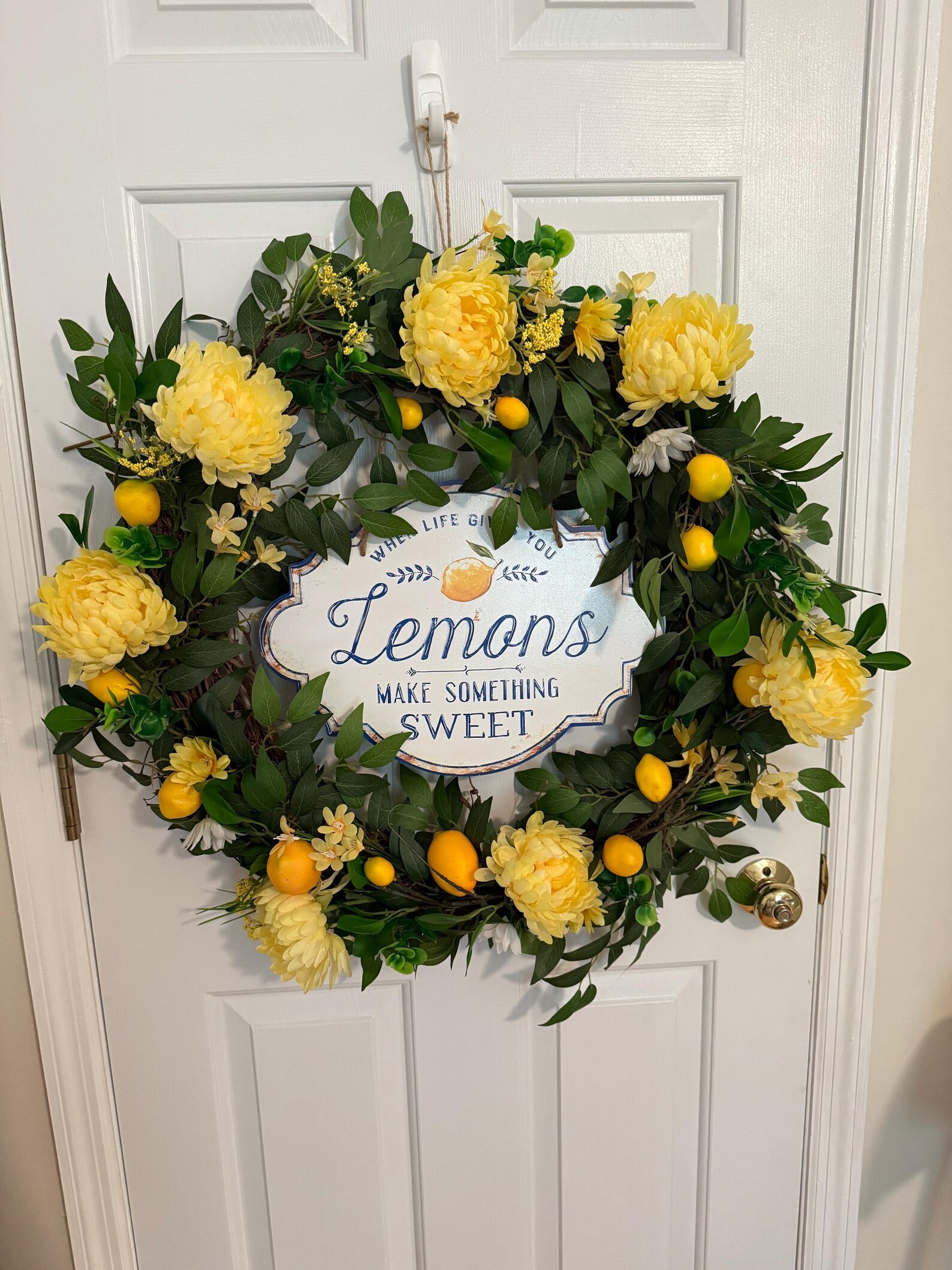 Lemon Wreath - Etsy