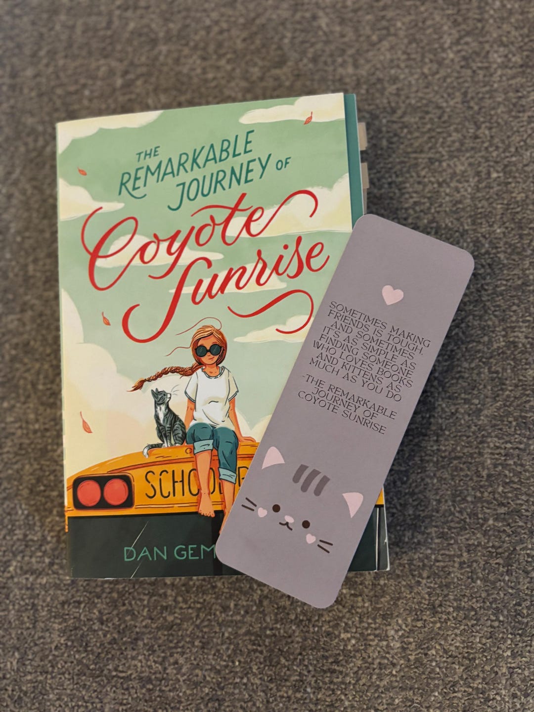 The Remarkable Journey of Coyote Sunrise Bookmark - Etsy