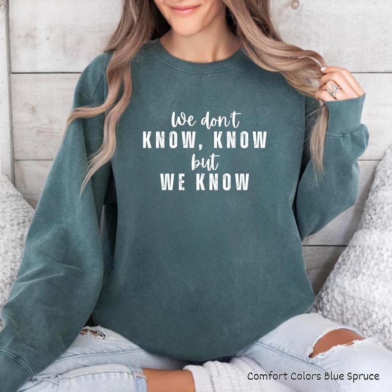 We Don't Know Know, but We Know Shirt, Candace Owens Shirt, Conspiracy ...