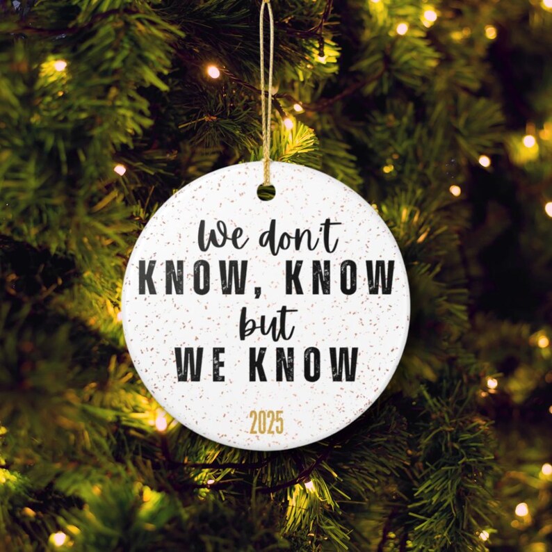 We Don't Know Know, but We Know Ornament, Candace Owens Ornament ...