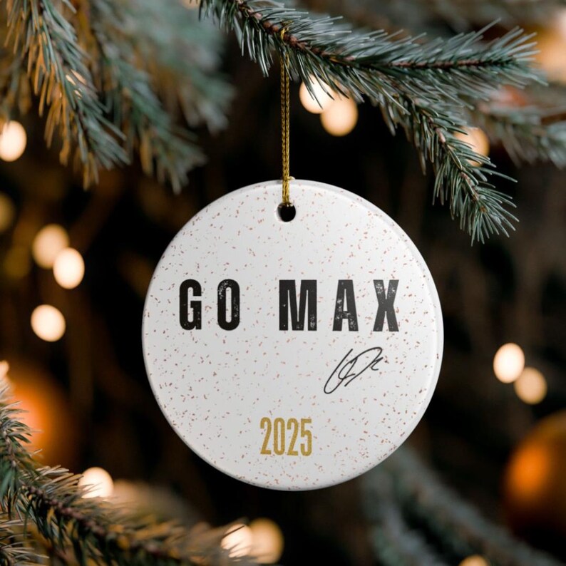Go Max Ornament, Charlie Kirk Signature, Charlie Ornament, Conspiracy ...