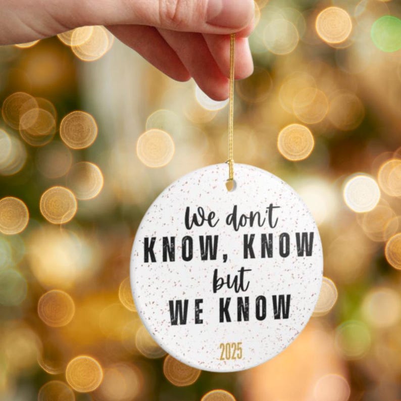 We Don't Know Know, but We Know Ornament, Candace Owens Ornament ...