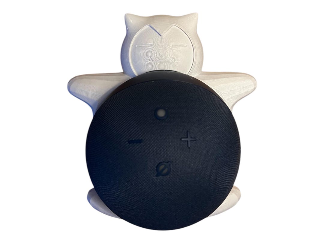 Snorlax-inspired 3D Printed Echo Dot Stand - Fun Smart Speaker Holder - Etsy