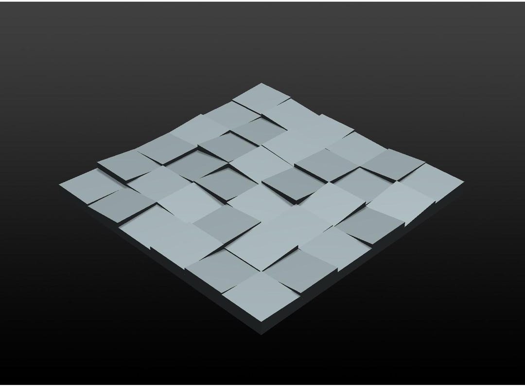 3D Panel 6 - Stl File, Home Decor, 3d Printing, CNC - Etsy