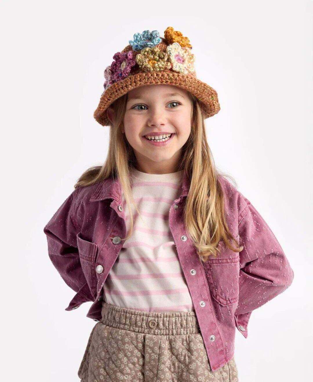 Flower Friends Bucket Hat Crochet Pattern | Crochet Pattern / Bucket ...