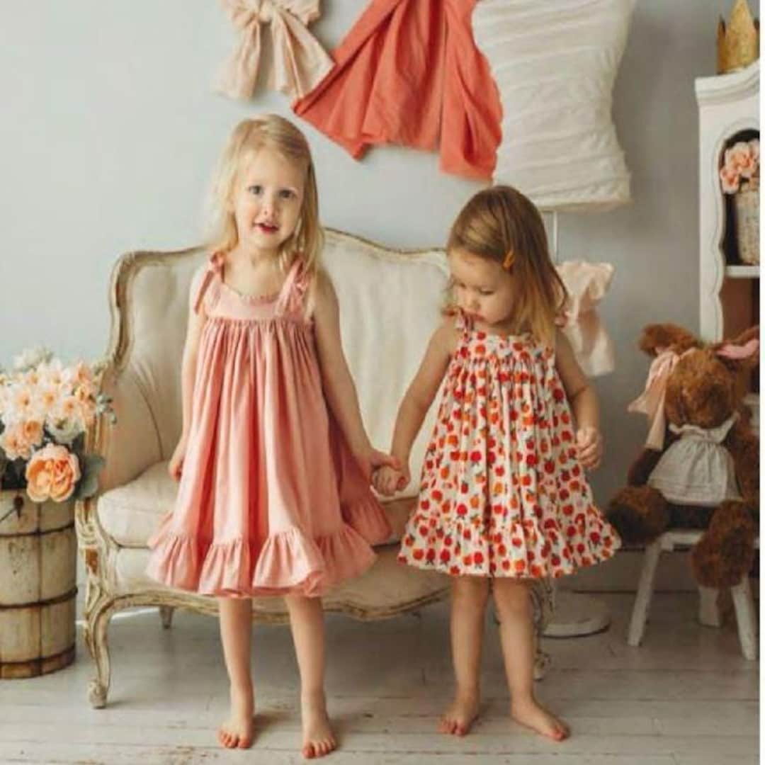 Willow Dress PDF Sewing Pattern: Girl's Sizes 2-10 - Etsy