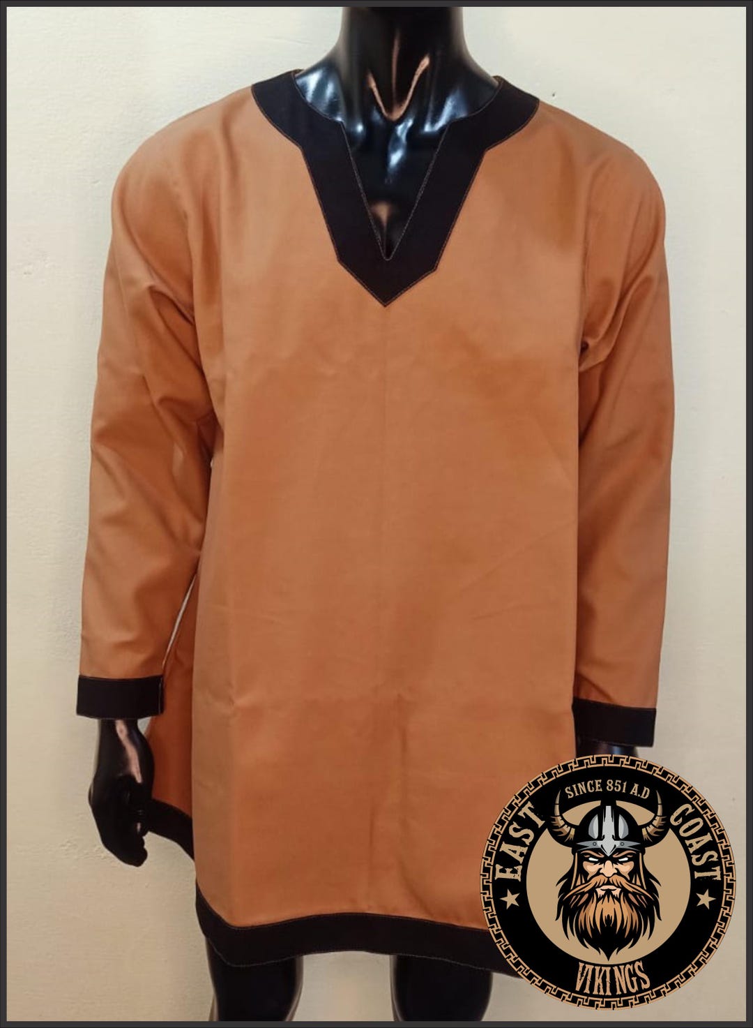 Organic Cotton Viking Tunic: Ragnar Bjorn Ironside LARP Costume - Etsy ...