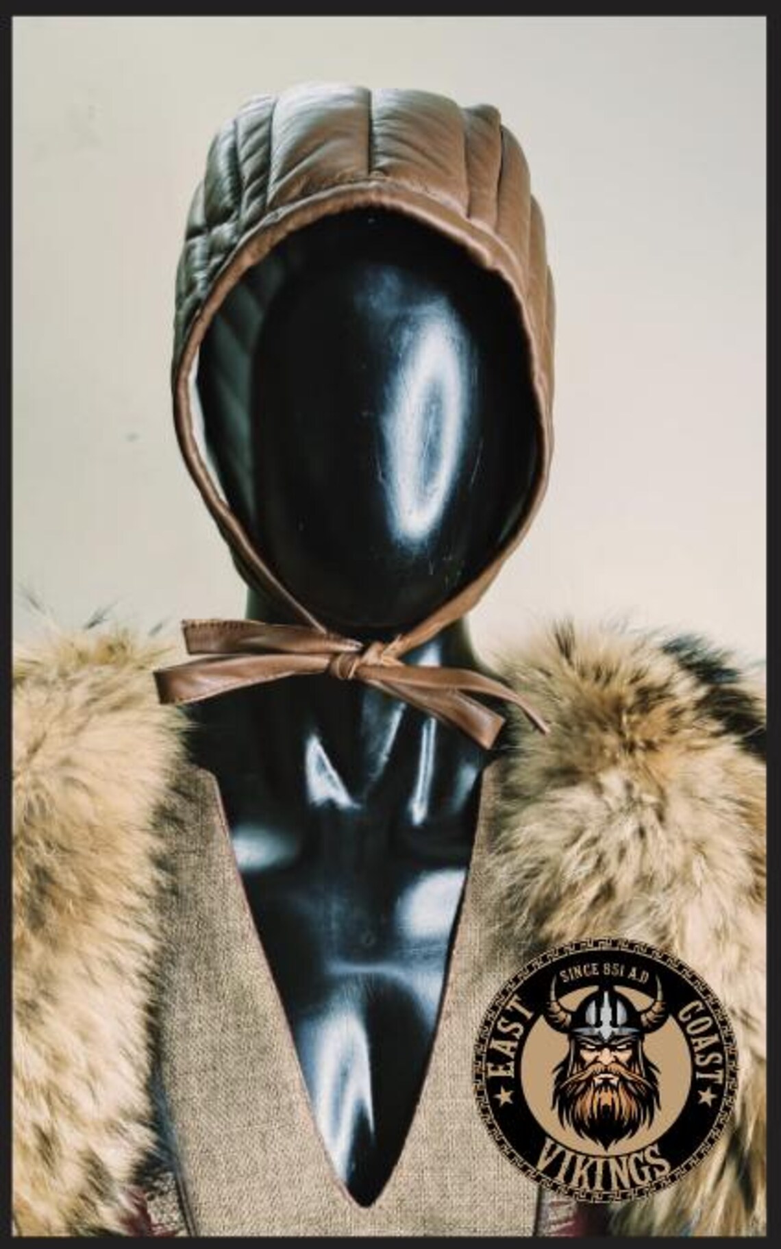 Set of 4 Sheep Leather Padded Caps With Cotton Lining Medieval/larp - Etsy