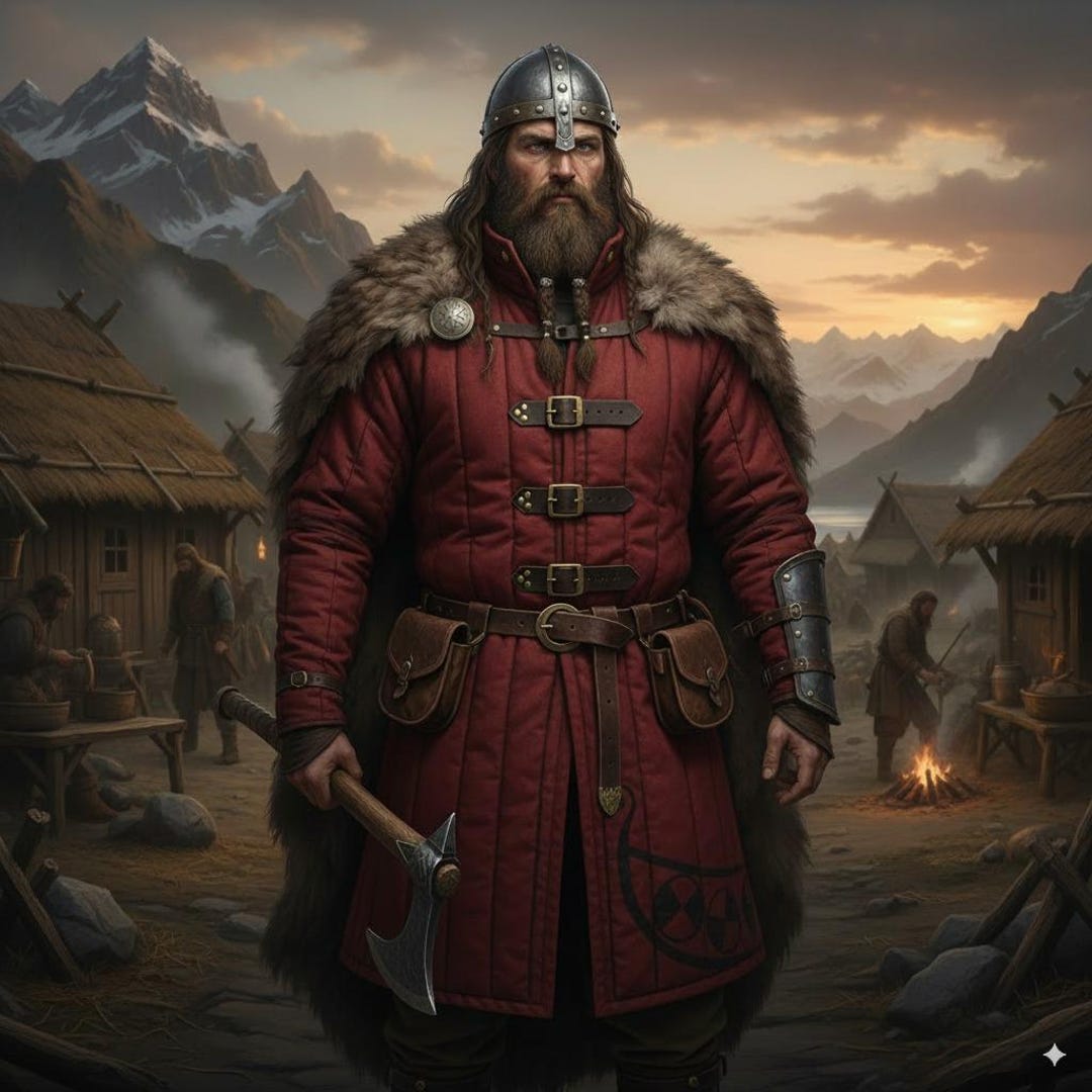 Viking's Fantasy Gambeson (fur Cape Not Included) - Etsy
