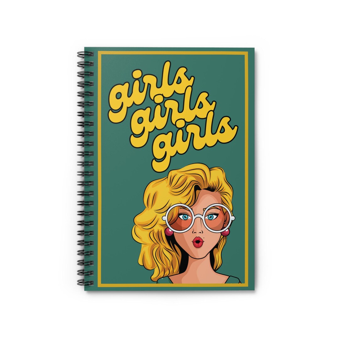 GIRLS Notebook (spiral Notebook, Girls Journal, Gift for Her, School ...