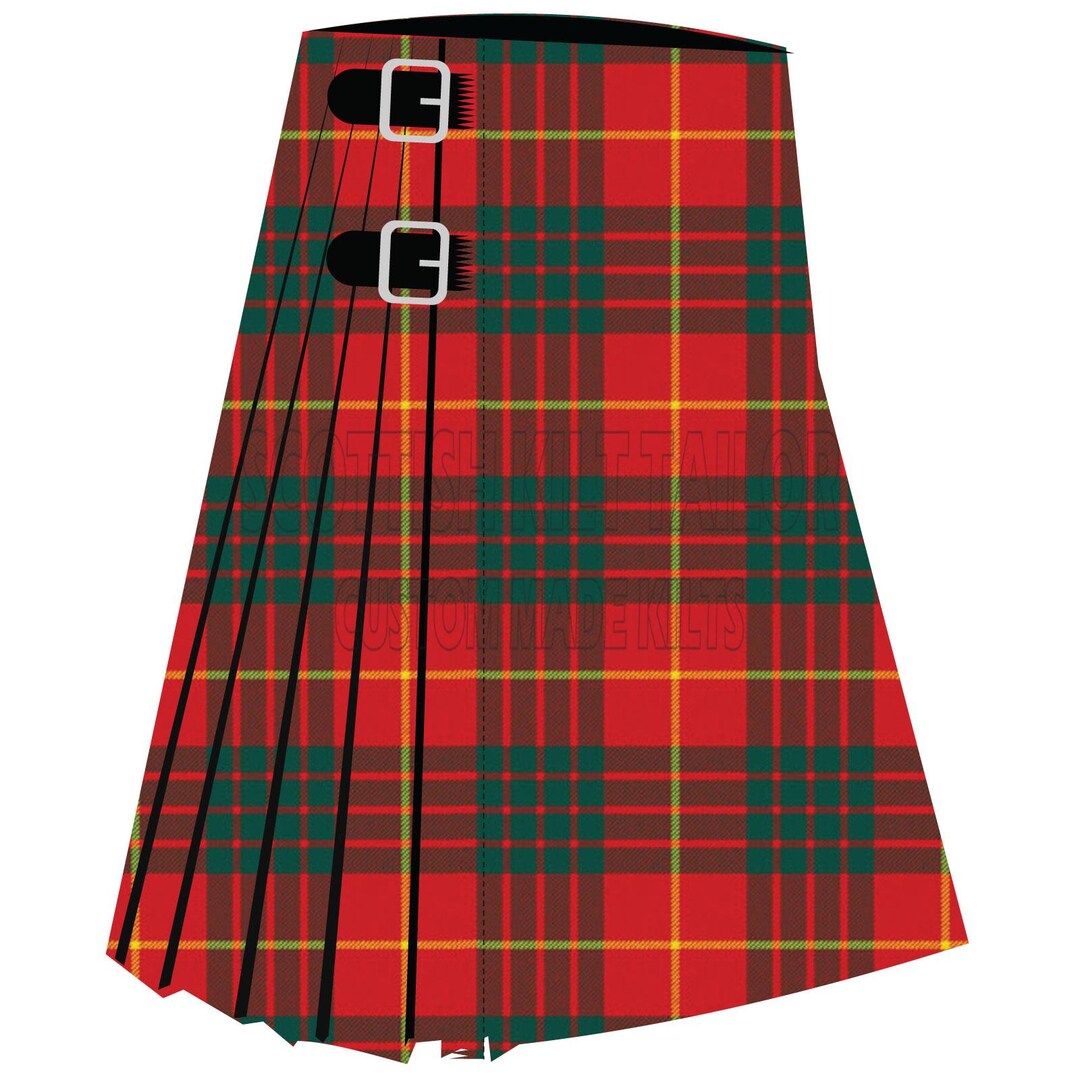 Cameron Clan Modern Tartan Kilt – Traditional 8-yard Scottish Kilt ...