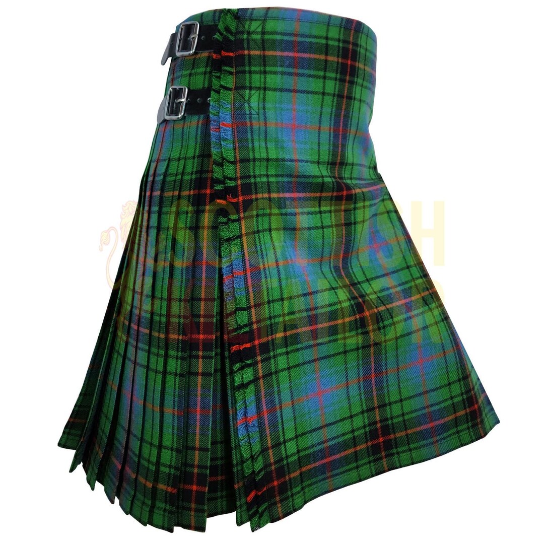 Davidson Clan Ancient Tartan Kilt – Traditional 8-yard Scottish Kilt ...