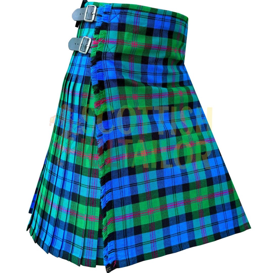 Clan Baird Tartan Kilt – Traditional 8-yard Scottish Kilt – Handmade ...