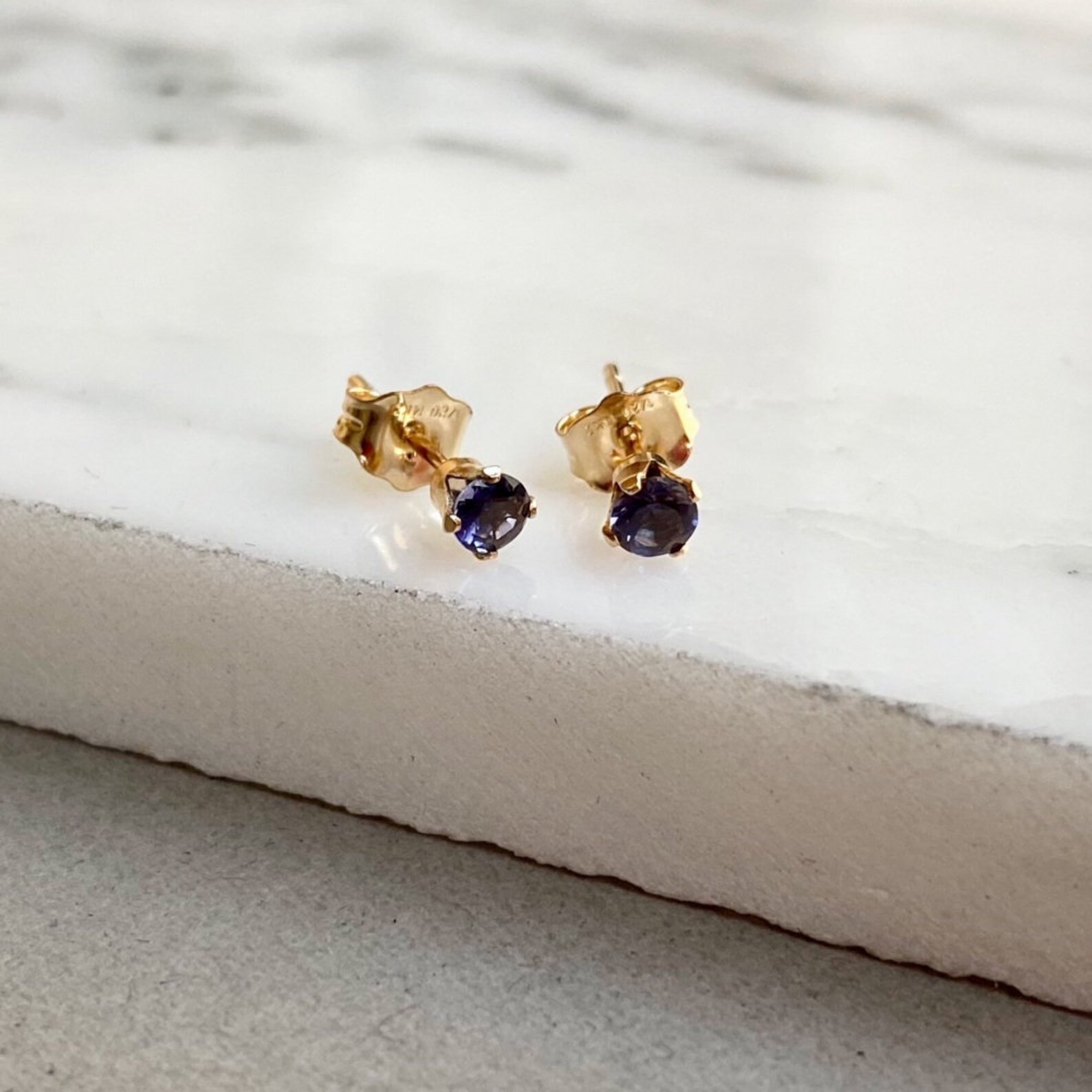 Tiny Gemstone Studs Simple Studs Small Studs Gemstone - Etsy UK