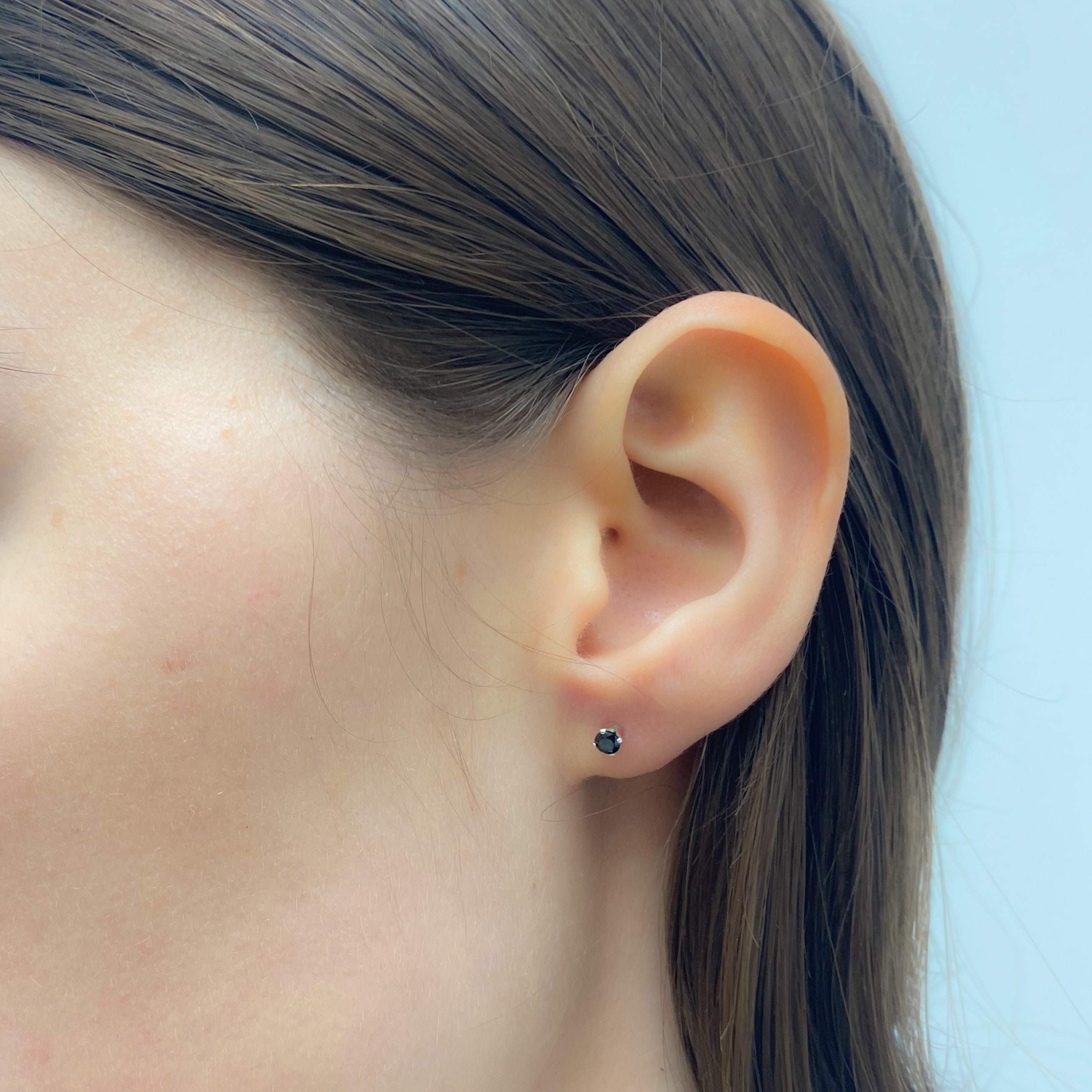 Tiny Gemstone Studs simple studs small studs gemstone | Etsy