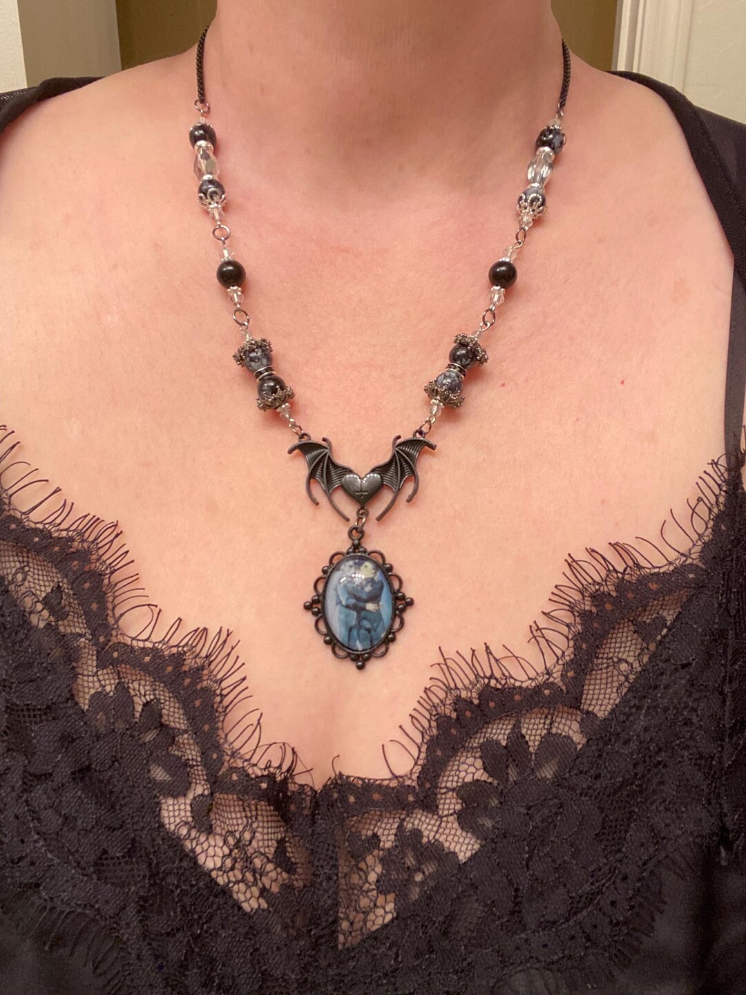 Lead Singer and Lead Guitarist Necklace - Etsy