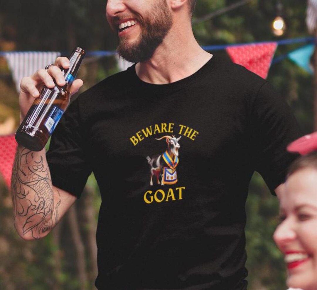 Beware the Goat Masonic T-shirt Freemasons Shirt Gift for Freemason ...