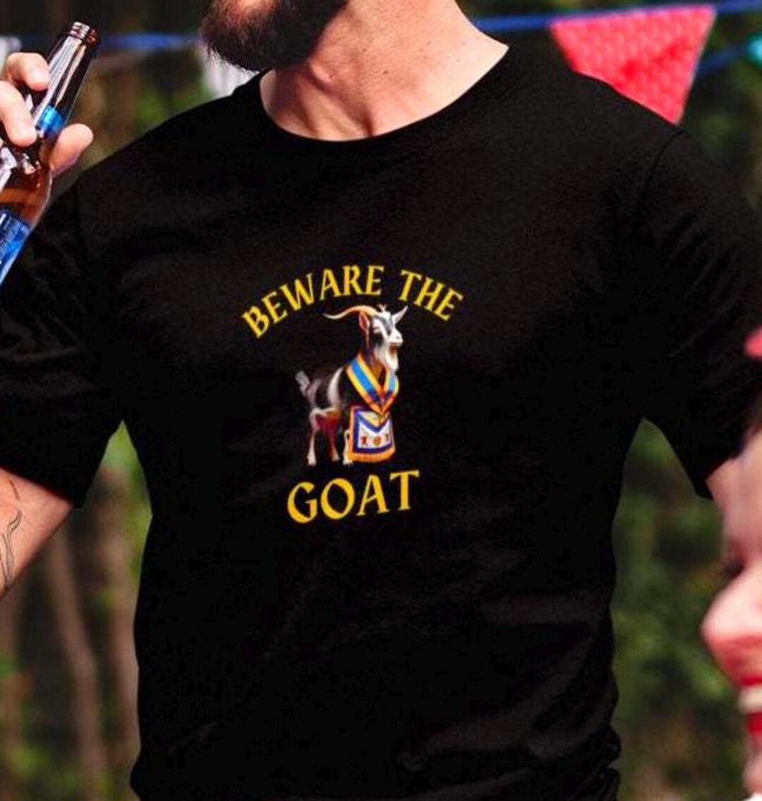 Beware the Goat Masonic T-shirt Freemasons Shirt Gift for Freemason ...