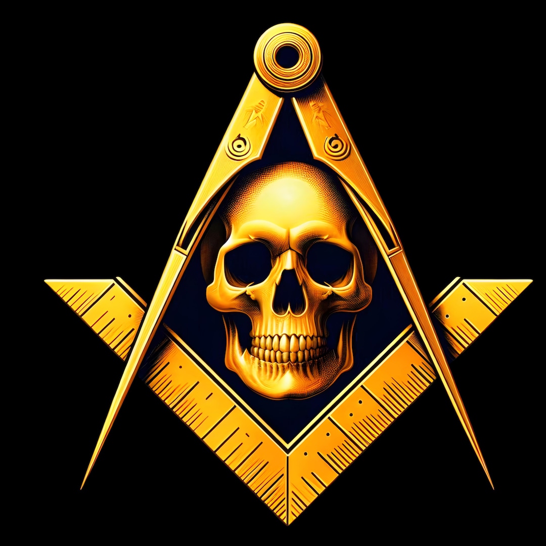Square and Compass Digital Art No Background Freemason Digital Art ...
