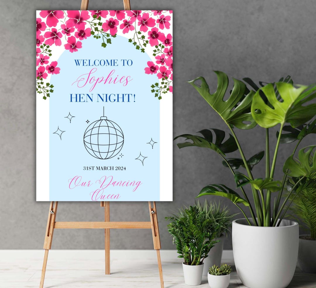Mamma Mia Theme Hen Do Sign - Etsy