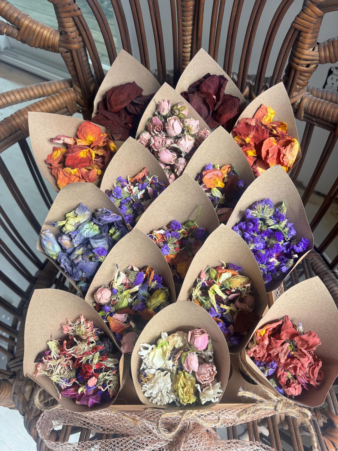 Dried Wild Flower Wedding Confetti - Etsy