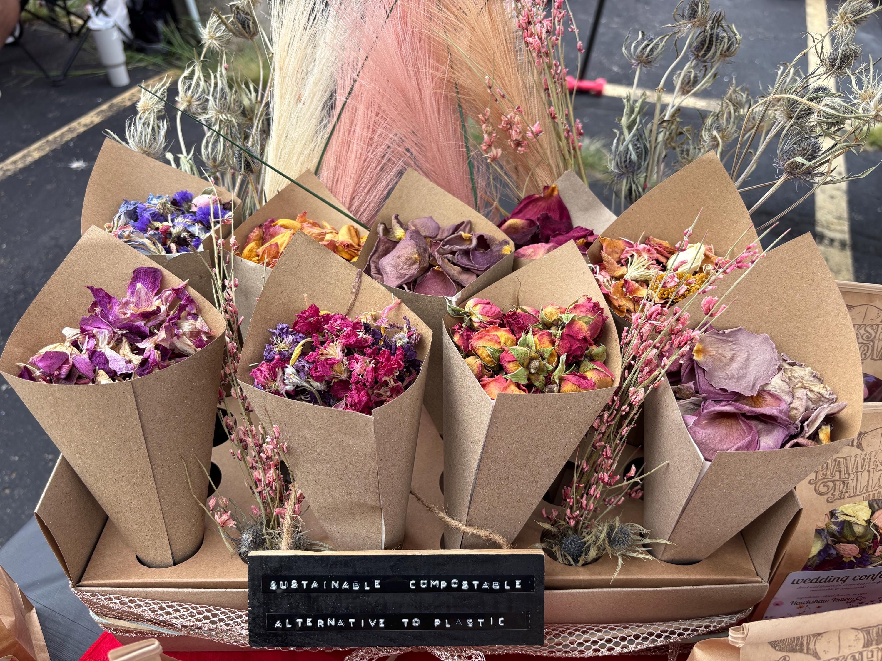 Dried Wild Flower Wedding Confetti - Etsy