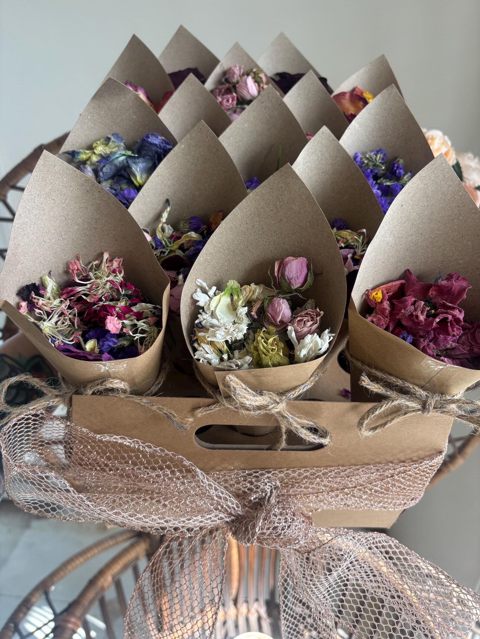 Dried Wild Flower Wedding Confetti - Etsy