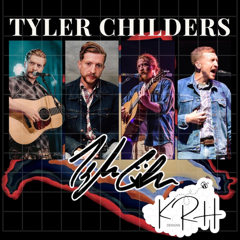 Digital Png File Tyler Childers Print Clip Art Printable Sublimation ...