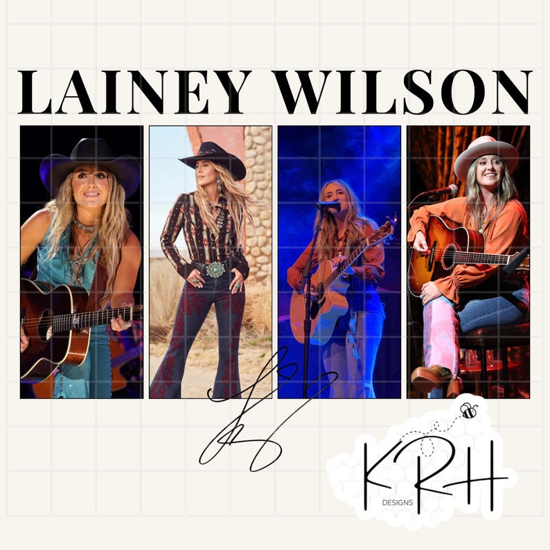 Digital Png File Lainey Wilson Print Clip Art Printable Sublimation DTF ...