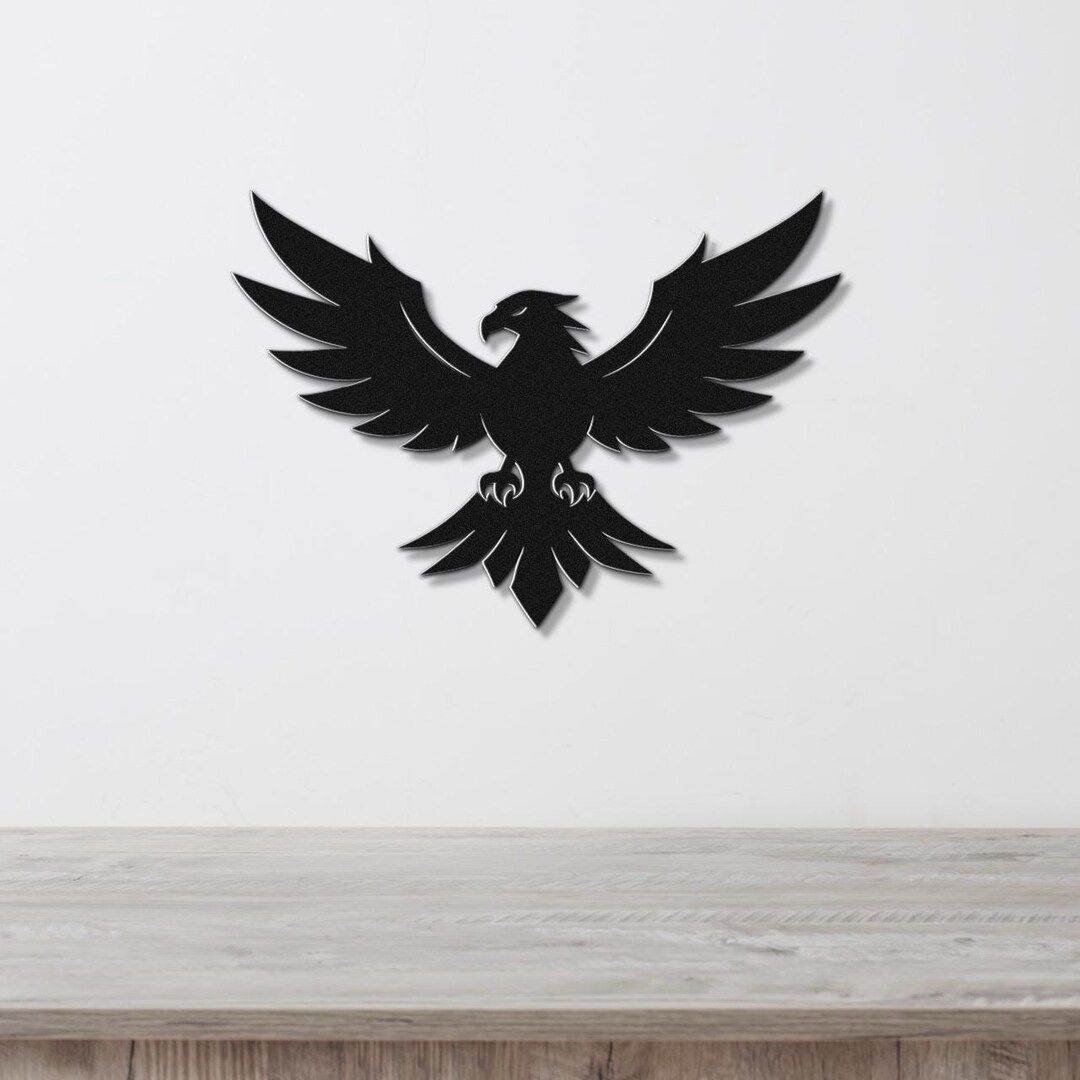 Eagle Metal Wall Sign, Metal Wall Art, Metal Signs, Eagle Wall Art ...