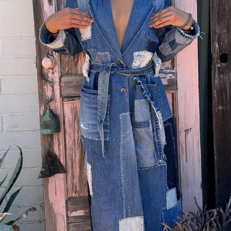 Denim Patchwork - Etsy
