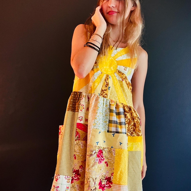 Patchwork Dresses - Etsy