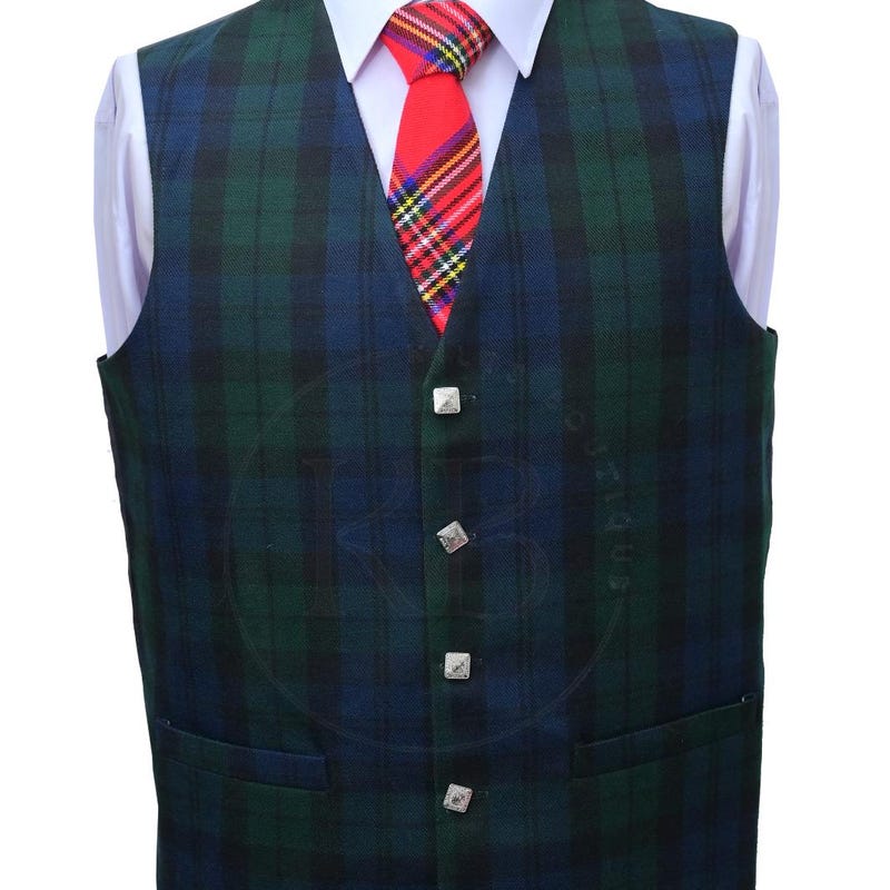 Tartan Black Watch Coat - Etsy UK