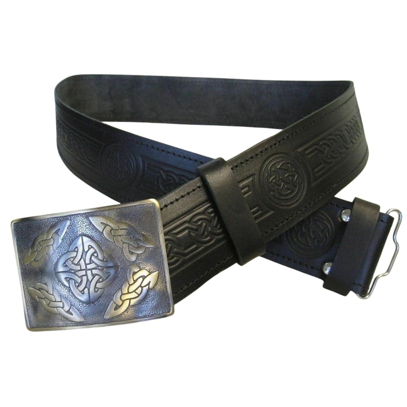 Mens Kilt Belt Black - Etsy UK