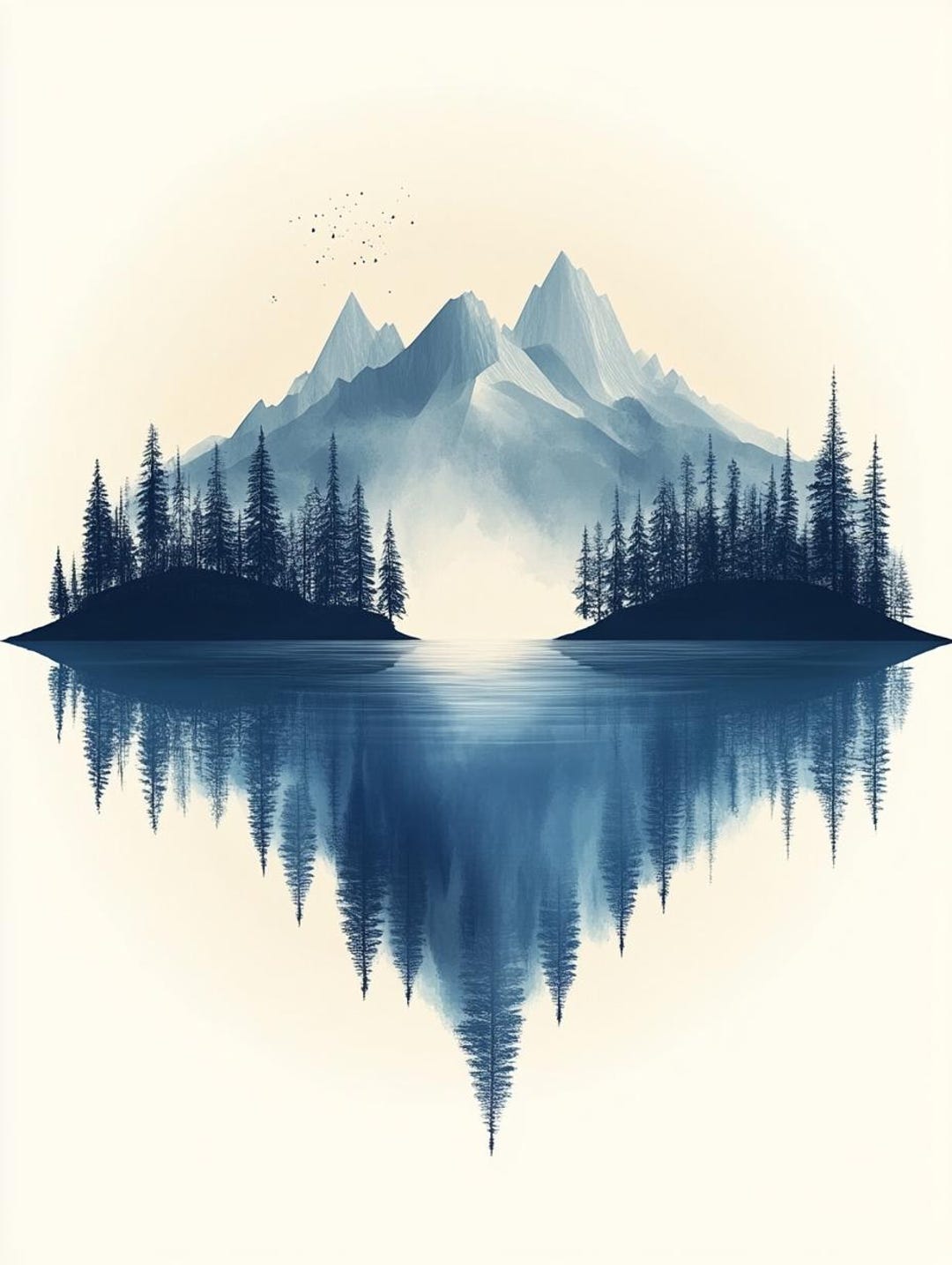 Smoke & Mirrors | Surreal Landscape Digital Print | Mystical Mountain ...