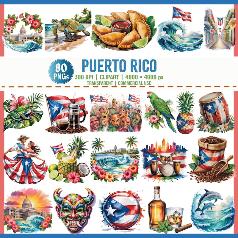 Caribbean Music Clip Art - Etsy