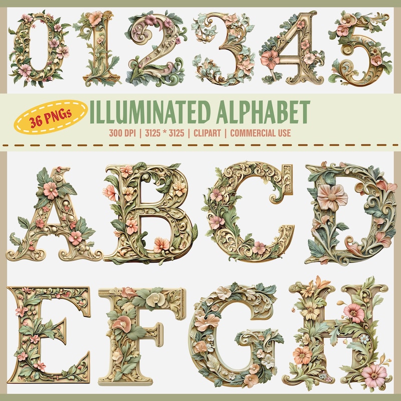 Decorative Letters - Etsy