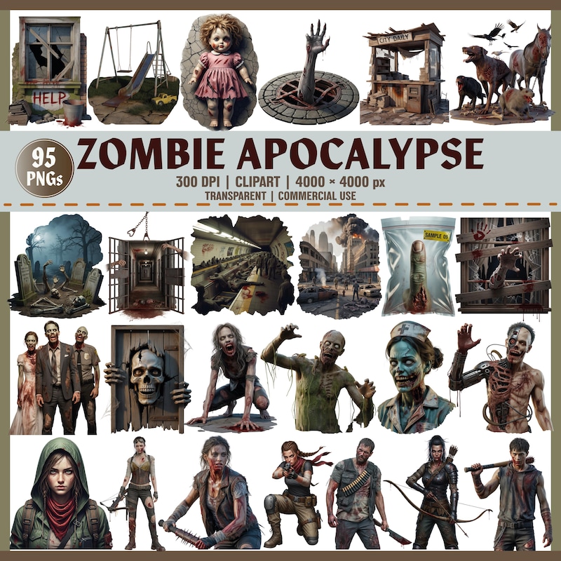 Zombie Apocalypse - Etsy