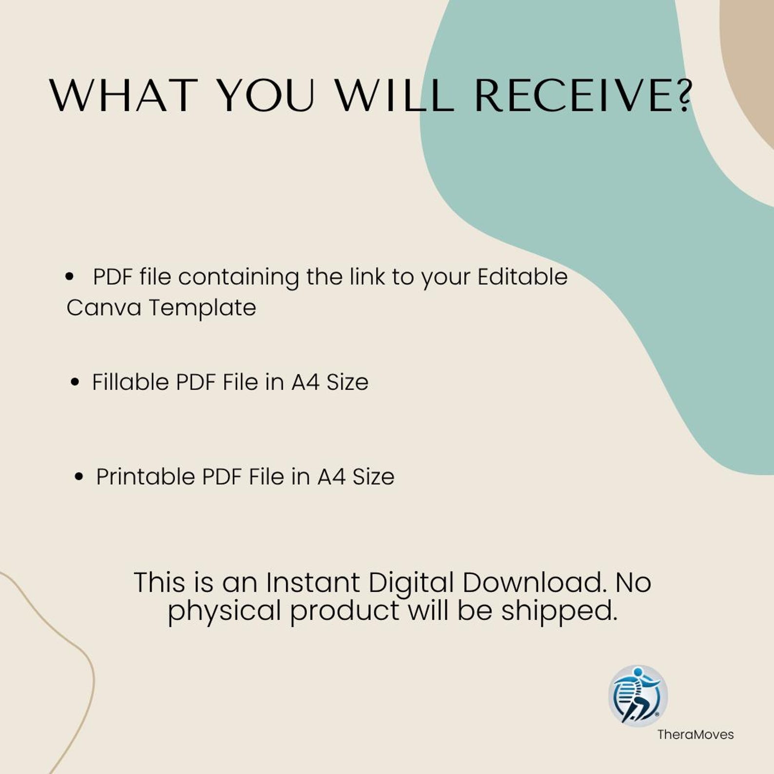 Physical Therapy Intake Form | Editable Canva Template (fillable PDF ...