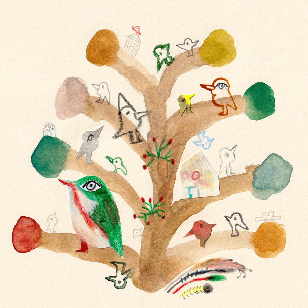Cuban Tody Bird Collage Illustration Print – Nature Wall Art ...